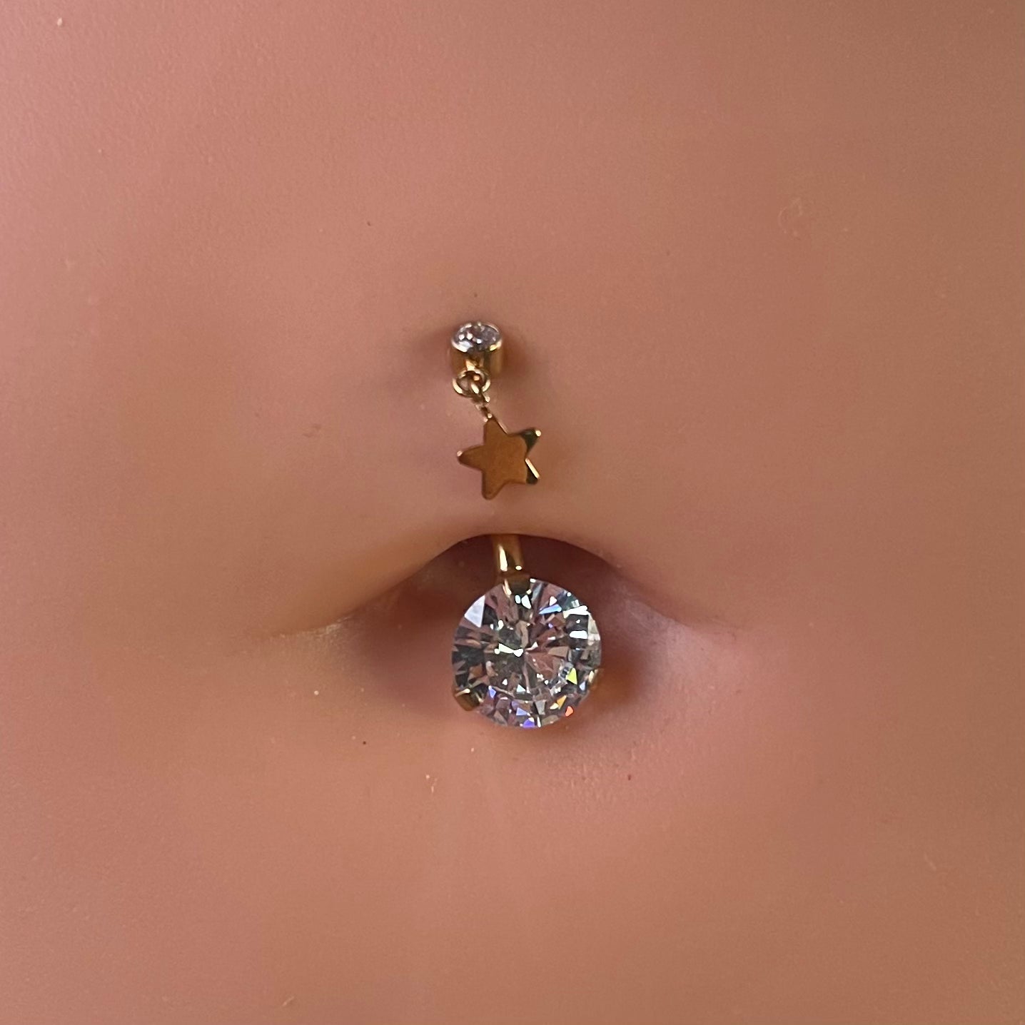 Titanium Star Dangle Belly Ring – MISS BADDIE BOUTIQUE